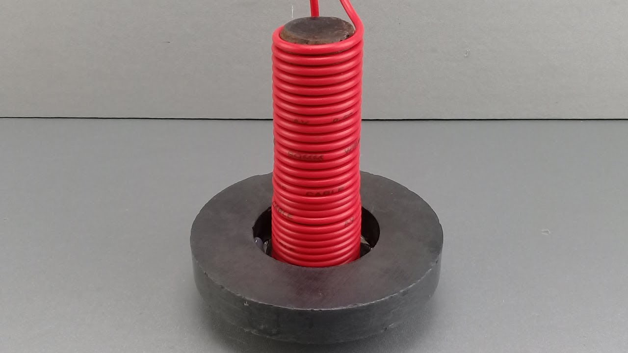 how to make free energy with big magnet and pvc copper wire - YouTube