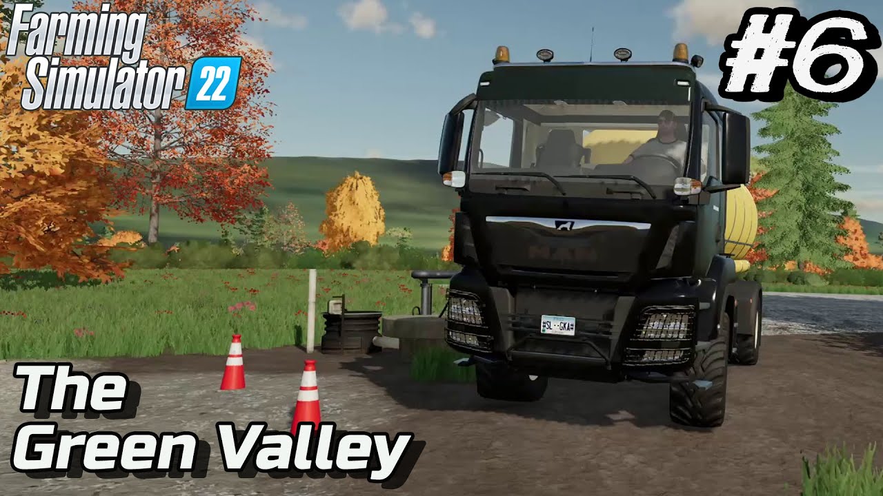 FS 22🚧Starting Greenhouse job 🚧(The Green Valley Map)EP-06 @slgka - YouTube