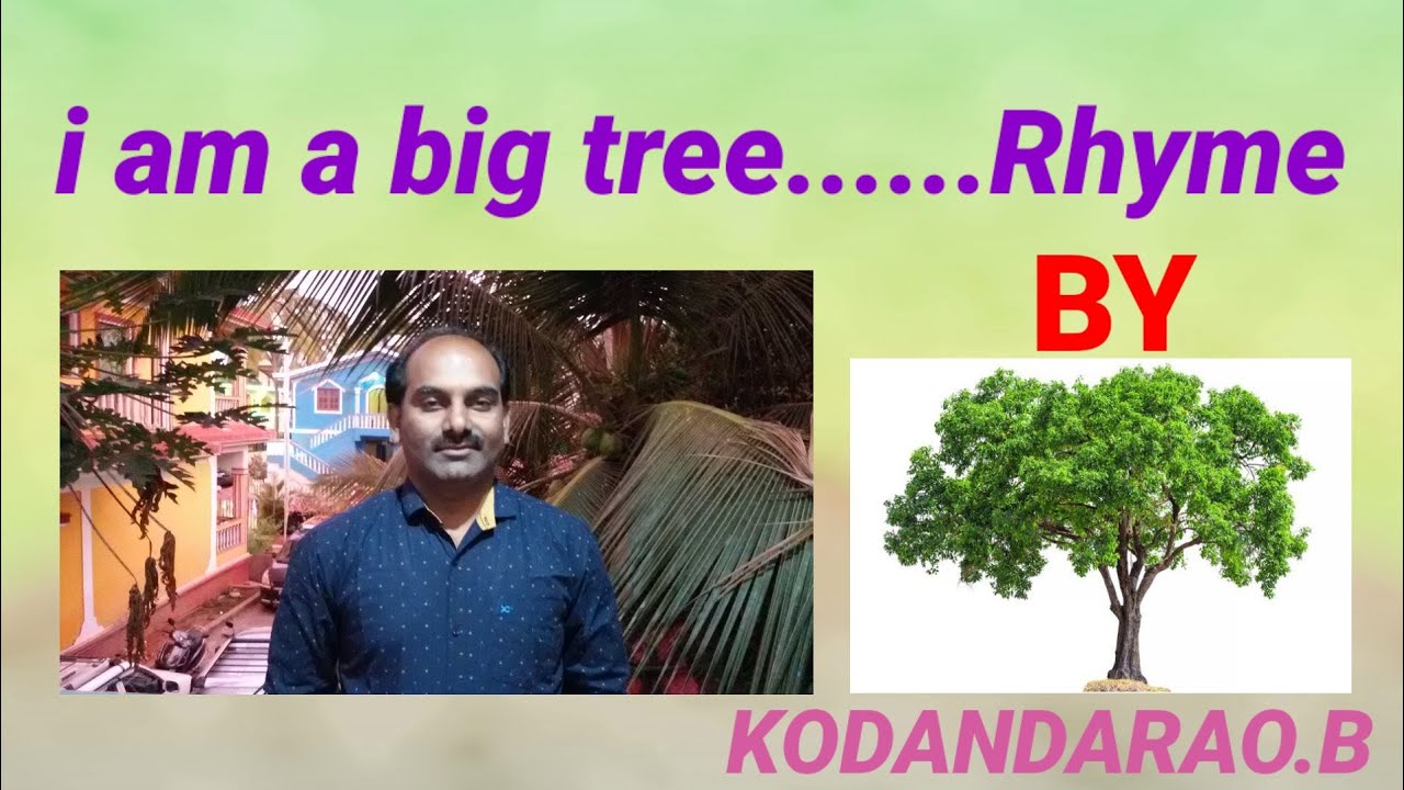 I Am A Big Tree Action Song - YouTube