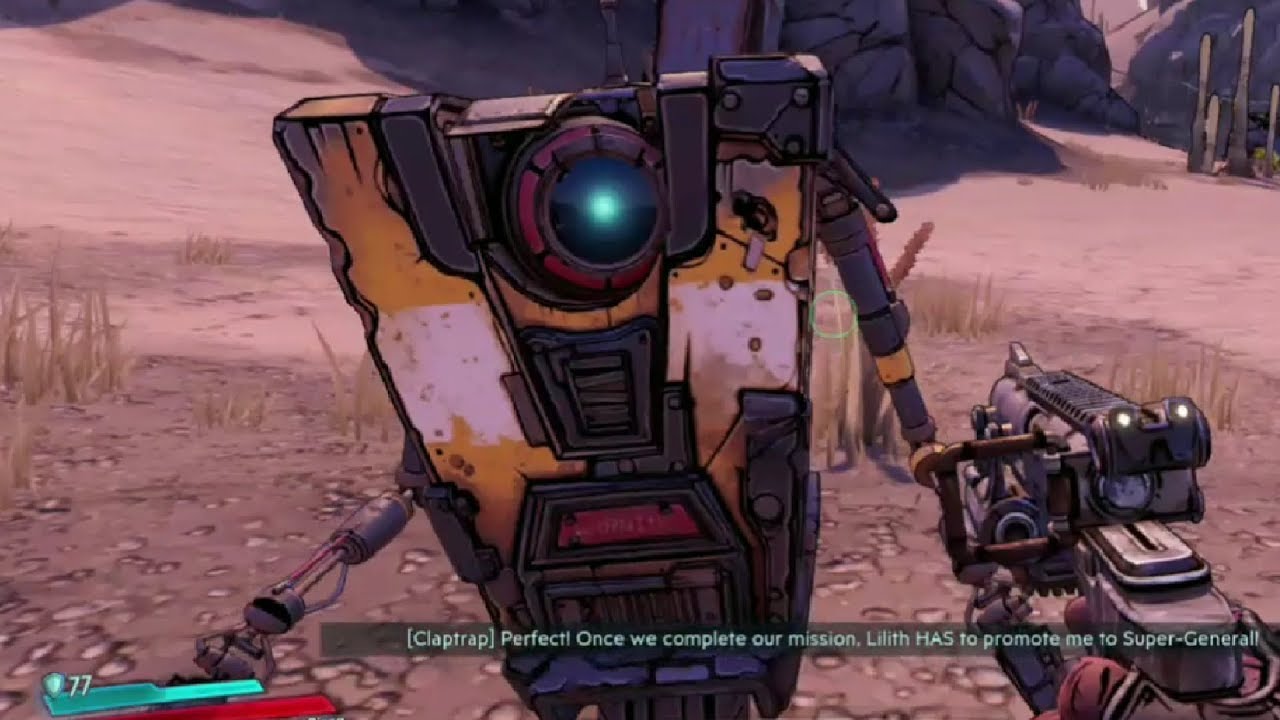 falling in love with Borderlands 3 because of this little robot ...