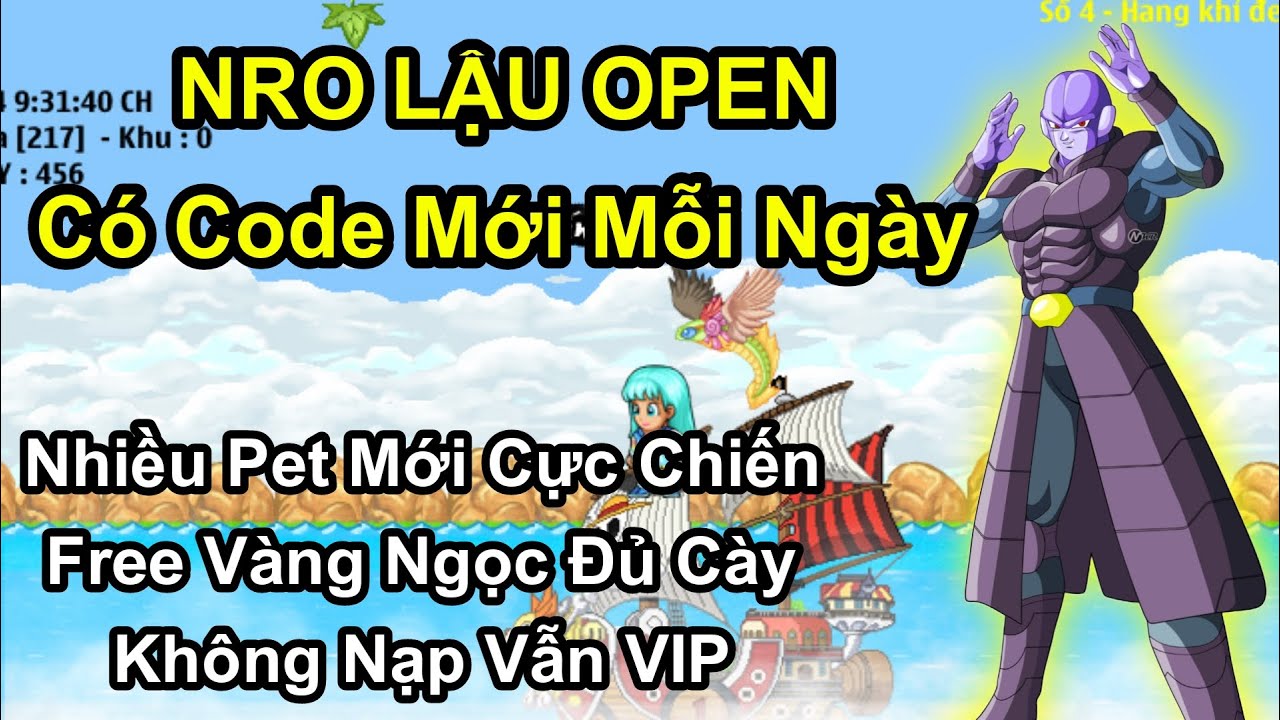 NRO LẬU OPEN | sv free vàng ngọc đủ chơi, code mới liên tục hàng ngày ...