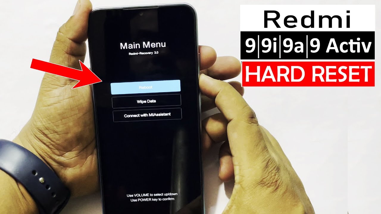 Redmi 9/9i/9a/9 activ :- HARD RESET | SCREEN UNLOCK - YouTube