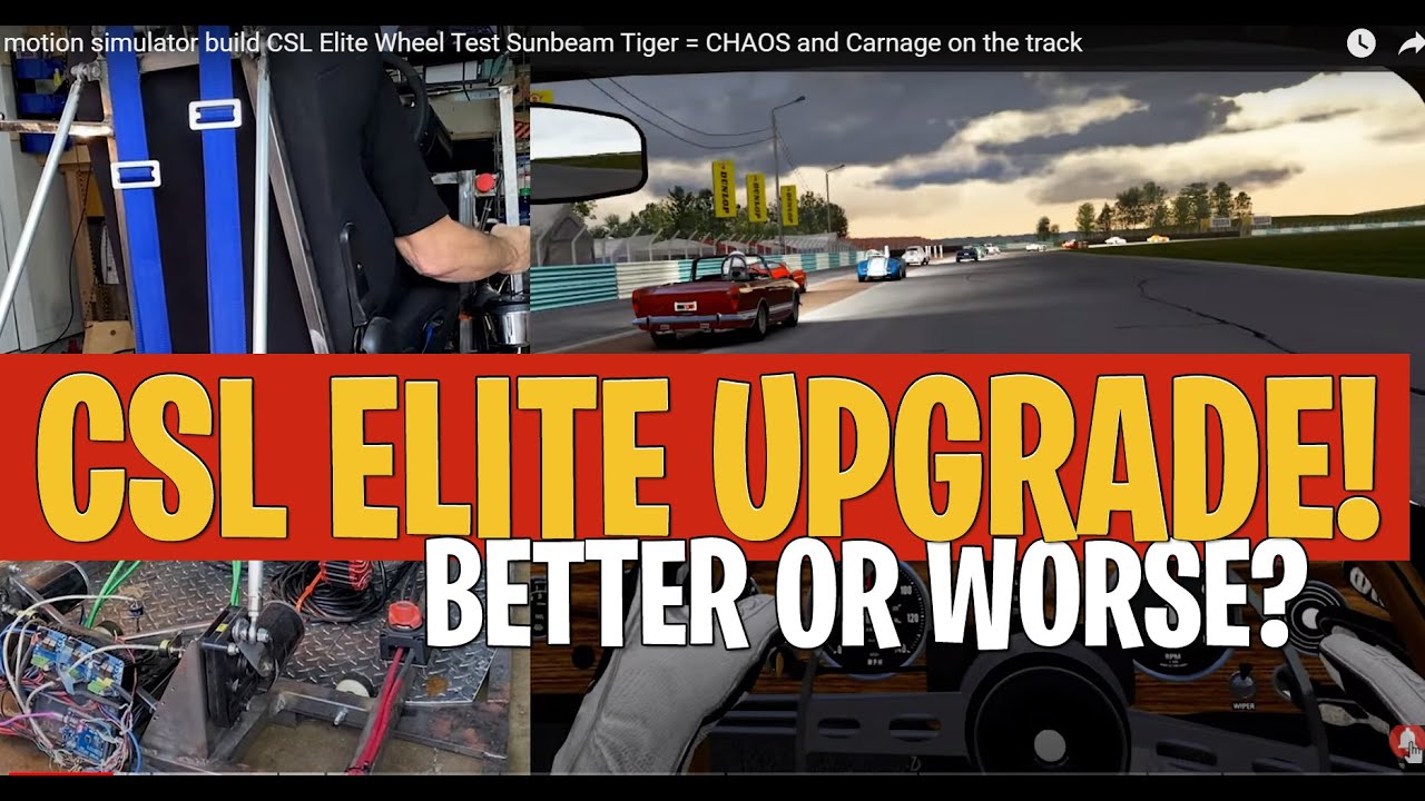 motion simulator build CSL Elite Wheel Test Tiger - CSL Elite Wheel ...