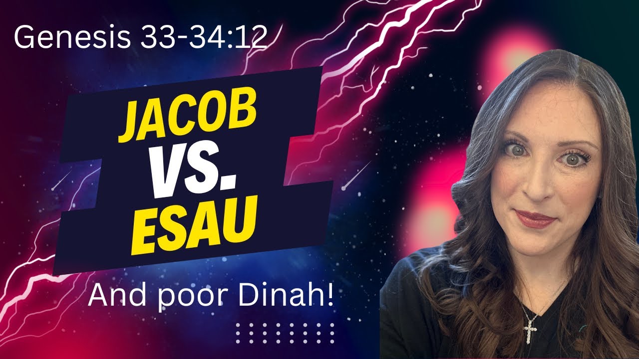 Genesis 33-34:12: Jacob Finally Faces Esau! Bible Study Livestream ...