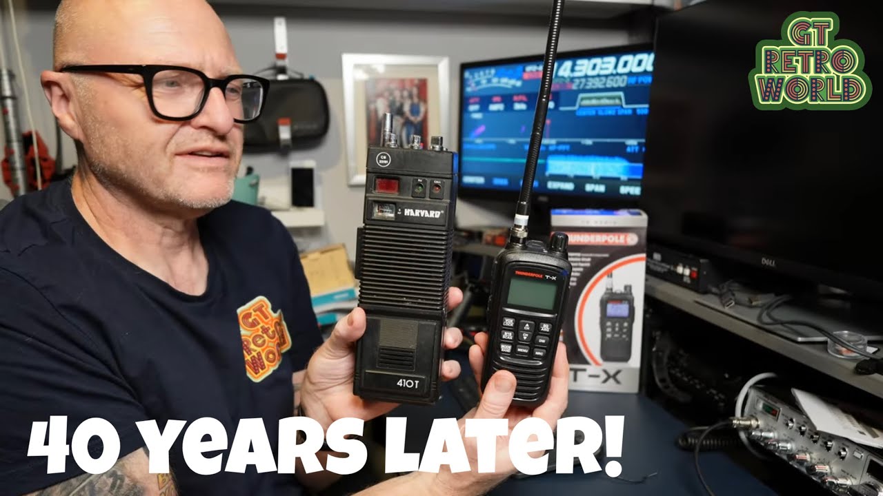 Thunderpole T-X Portable CB Radio 40 years later! - YouTube