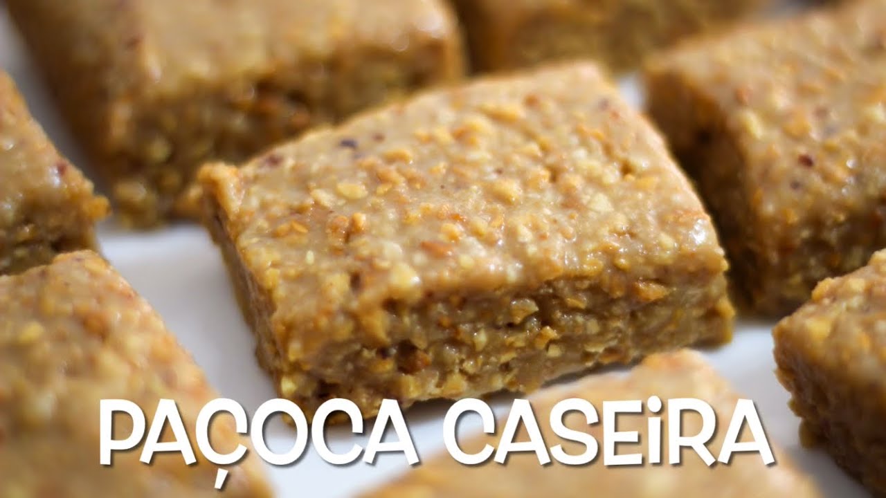 Paçoca Caseira Fácil e Deliciosa / Só 3 Ingredientes - YouTube