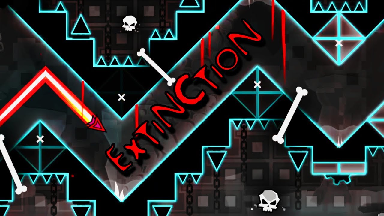 Geometry Dash - EXTINCTION (DEMON) - BY HAON | 100% Complete | imRubenGD - YouTube