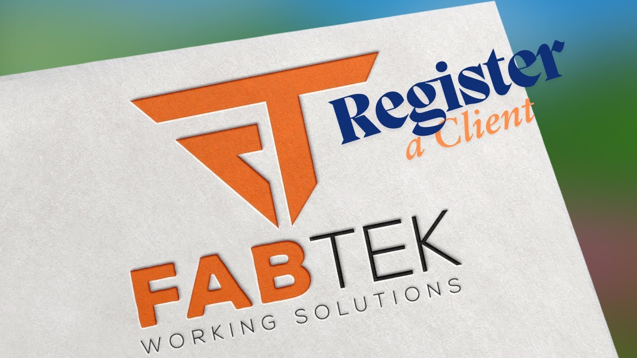 FABTEK - client sign up - YouTube