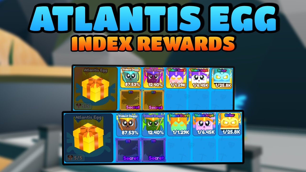 Atlantis Egg Index Rewards! - Mining Simulator 2 - YouTube