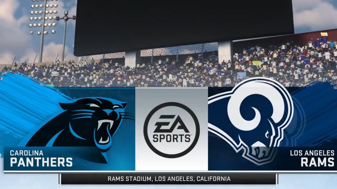 Madden NFL 20 Rams vs Panthers online h2h - YouTube