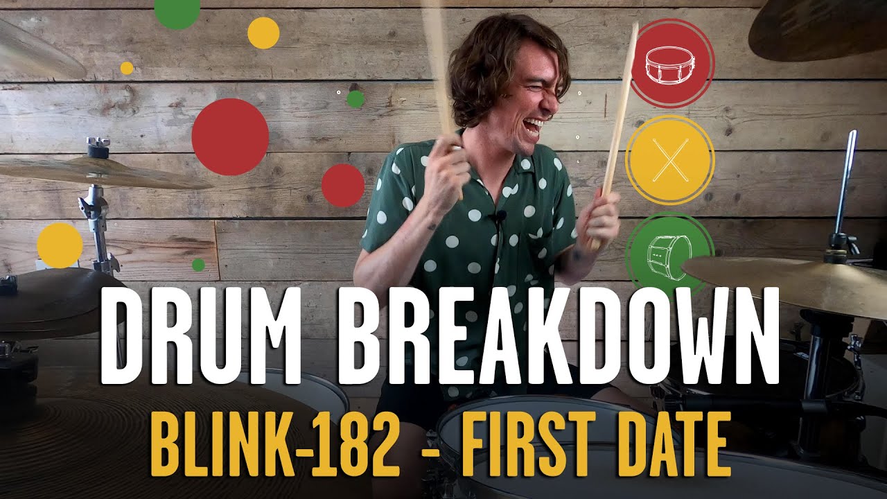 Blink-182 First Date Drum Tutorial (Intro Fill) - What's That Groove ...