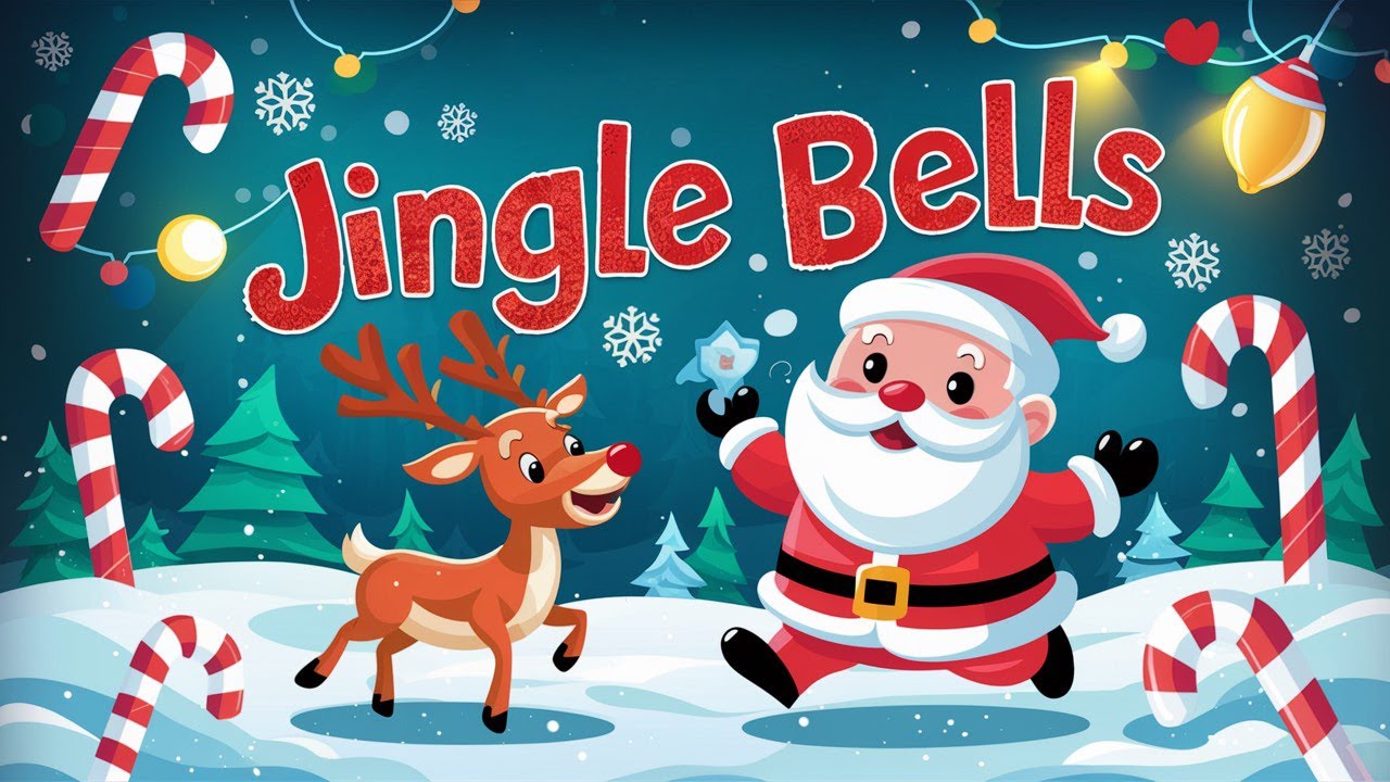 Jingle Bells with Lyrics | Christmas Song 🎄Christmas Songs and Carols ...