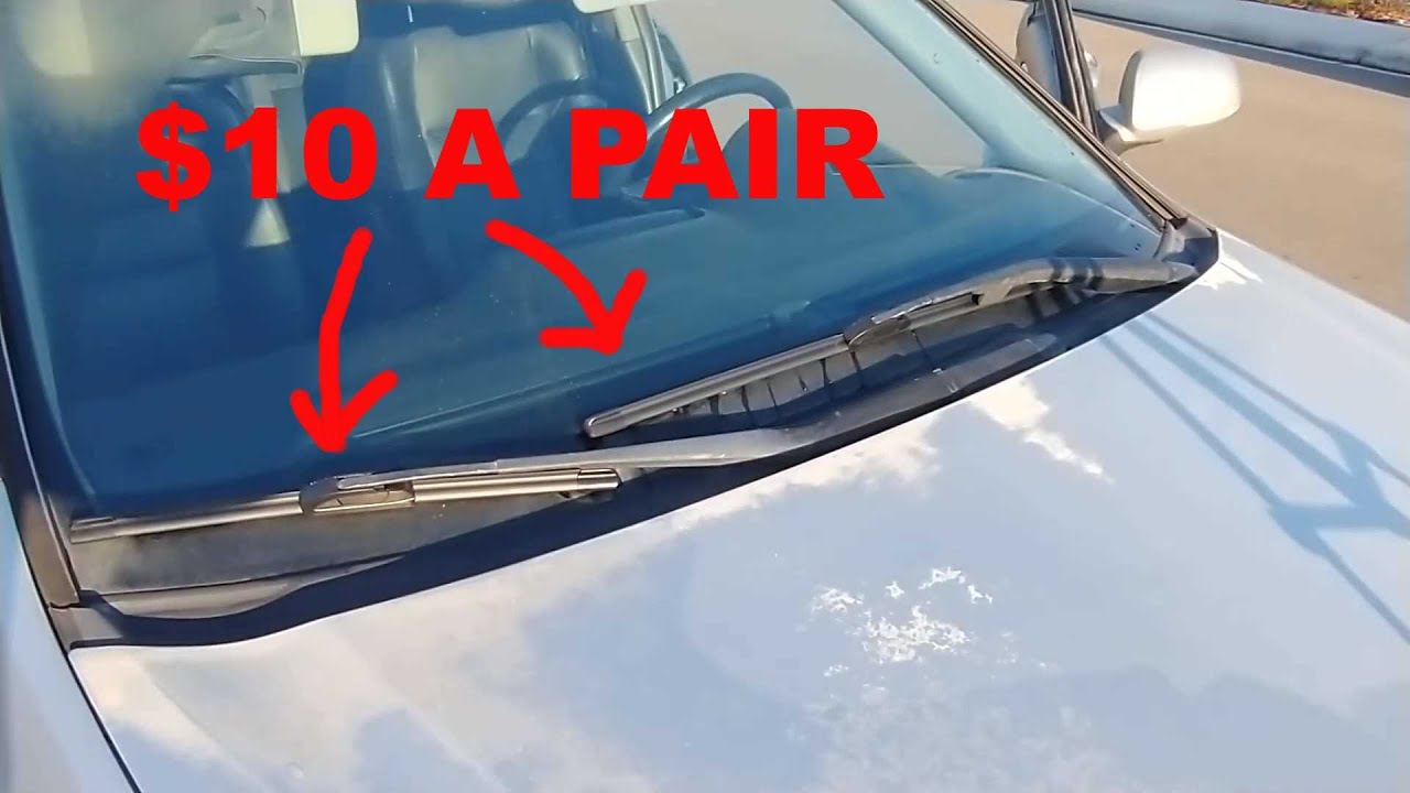 How to Install and Review the $10 pair of Temu Windshield Wipers. - YouTube