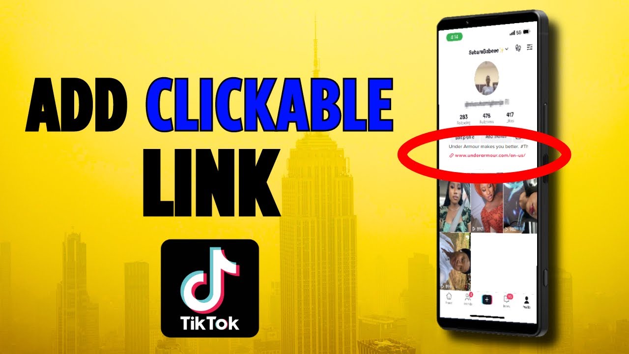 How to Add a Clickable Link to Your TikTok Bio (2024) - YouTube