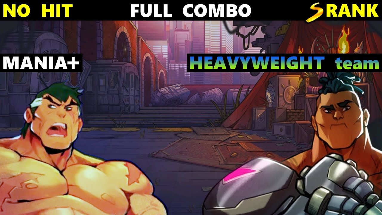 Streets of Rage 4 Stage 1 Full Combo Mania+ Max Floyd 2 Players - YouTube