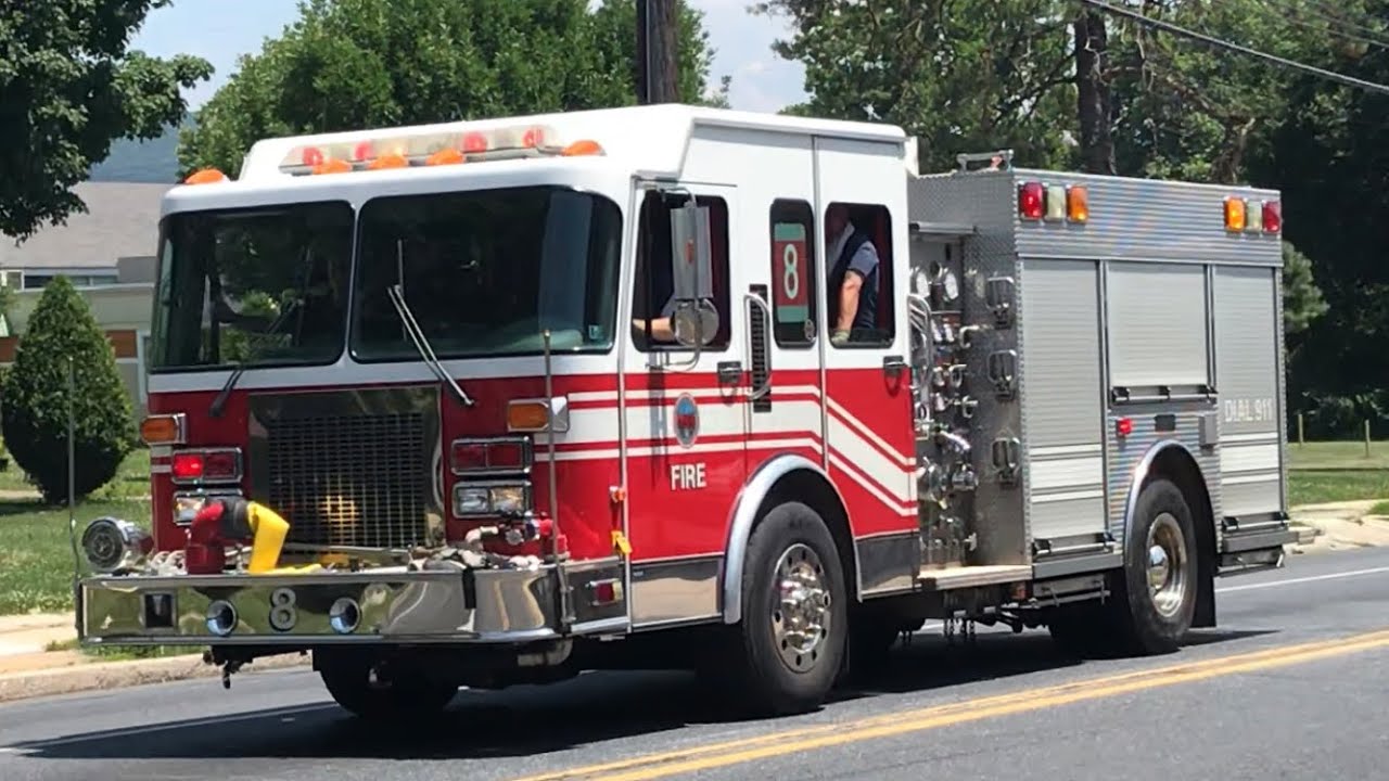 Reading Fire Department Engine 8 & New Medic 3 Responding 7/3/18 - YouTube