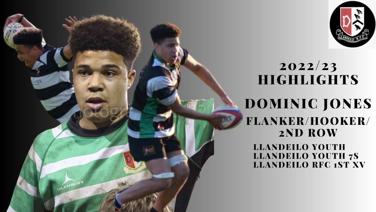 LLANDEILO YOUTH 2022/23 - DOMINIC JONES - FLANKER/HOOKER/2ND ROW - YouTube