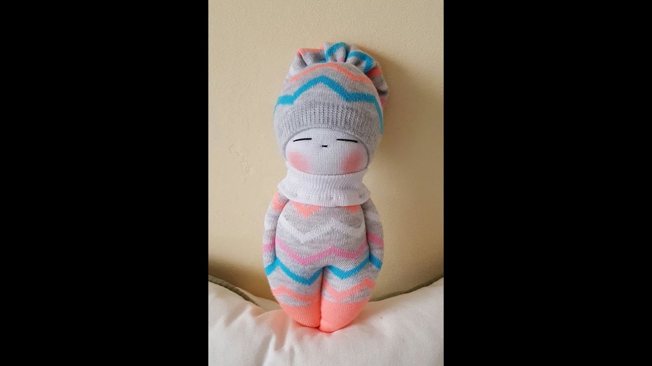 Sock Dolls stitching - YouTube