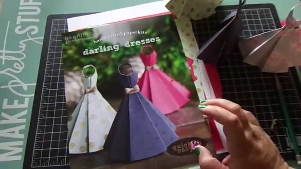 Darling Dresses Handcrafted Paper Kits - YouTube