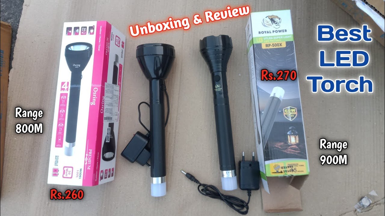 Best LED Torch | Best Quality & Value for money torch | Unboxing And ...