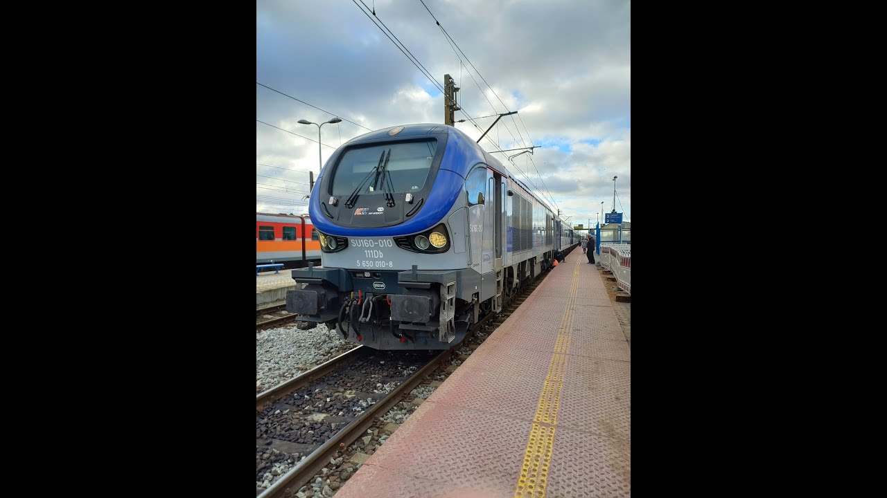 Dworzec PKP Białystok - odjazd Intercity TLK Hańcza - YouTube