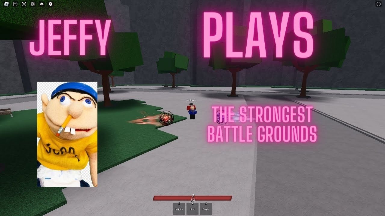 Jeffy plays Roblox the strongest battle grounds - YouTube