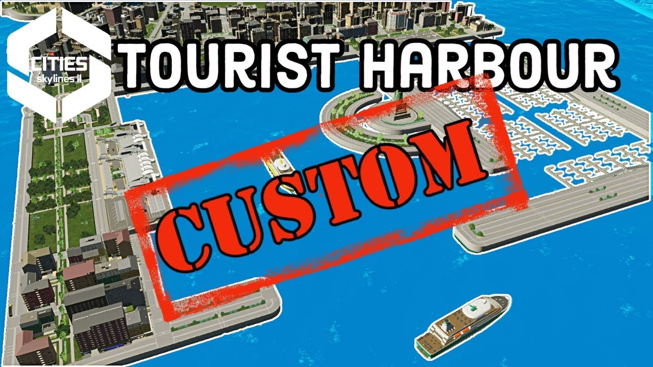 Building a CUSTOM TOURIST HARBOUR | Cities: Skylines 2 - YouTube