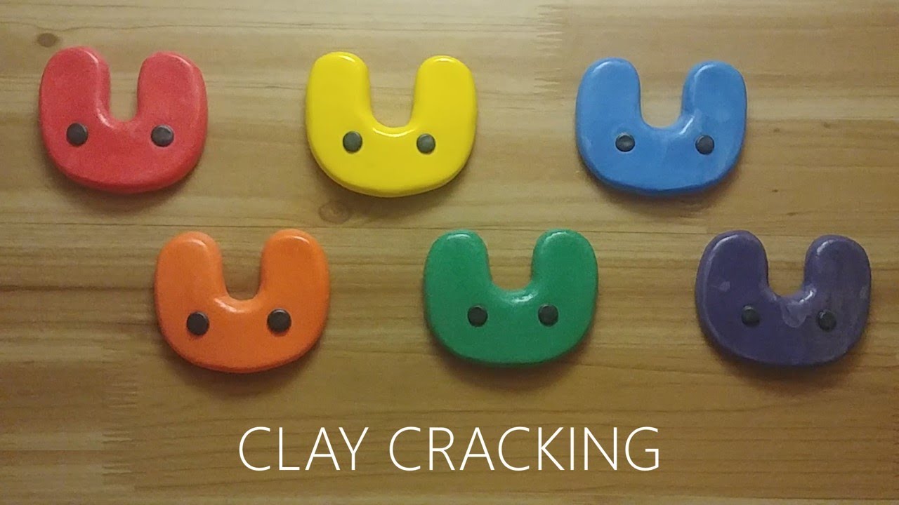 Rainbow NewJeans light stick clay cracking 무지개 뉴진스 응원봉 점토 부수기 - YouTube