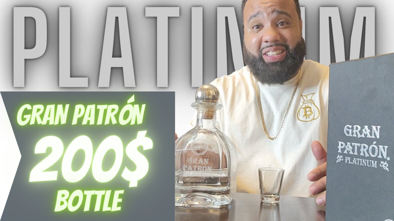 DANG! $200 BOTTLE OF Gran Patrón Platinum Review #patron #tequila - YouTube