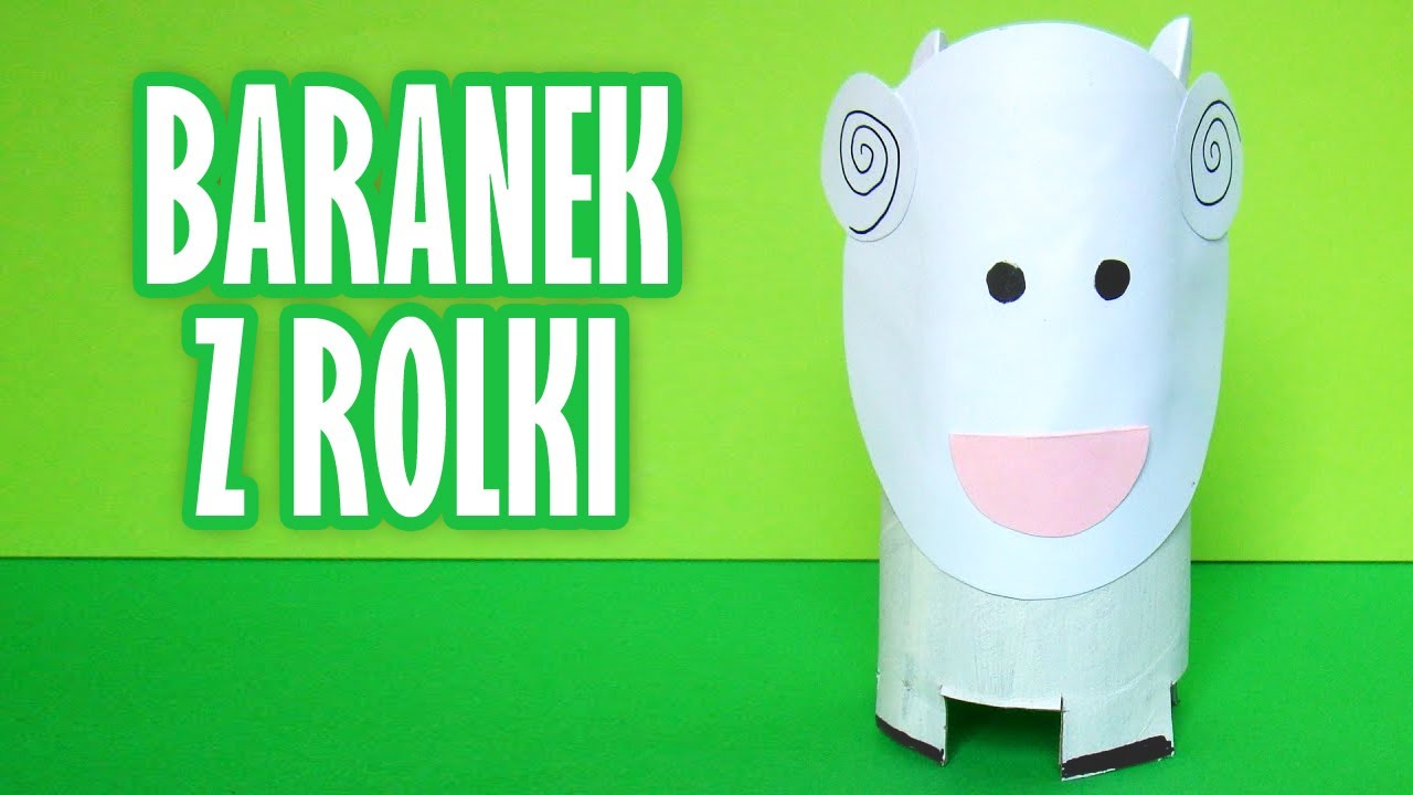 Jak zrobić baranka z rolki papieru? | Praca plastyczna baranek, owca ...