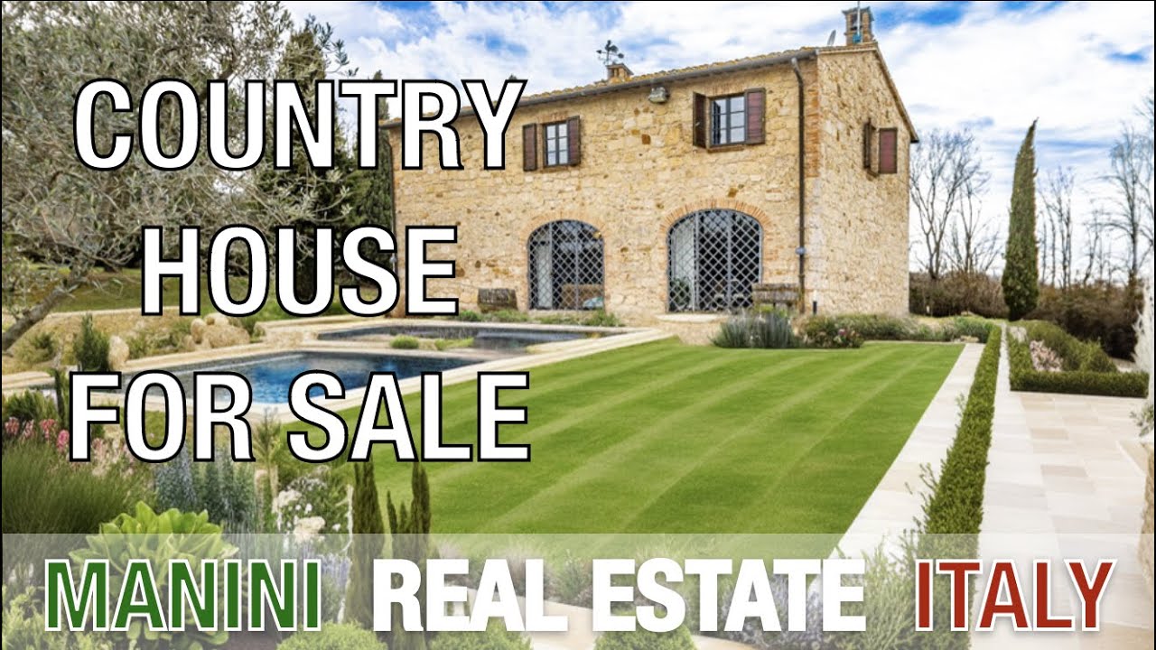 MANINI REAL ESTATE ITALY - Country house for sale in Italy - YouTube