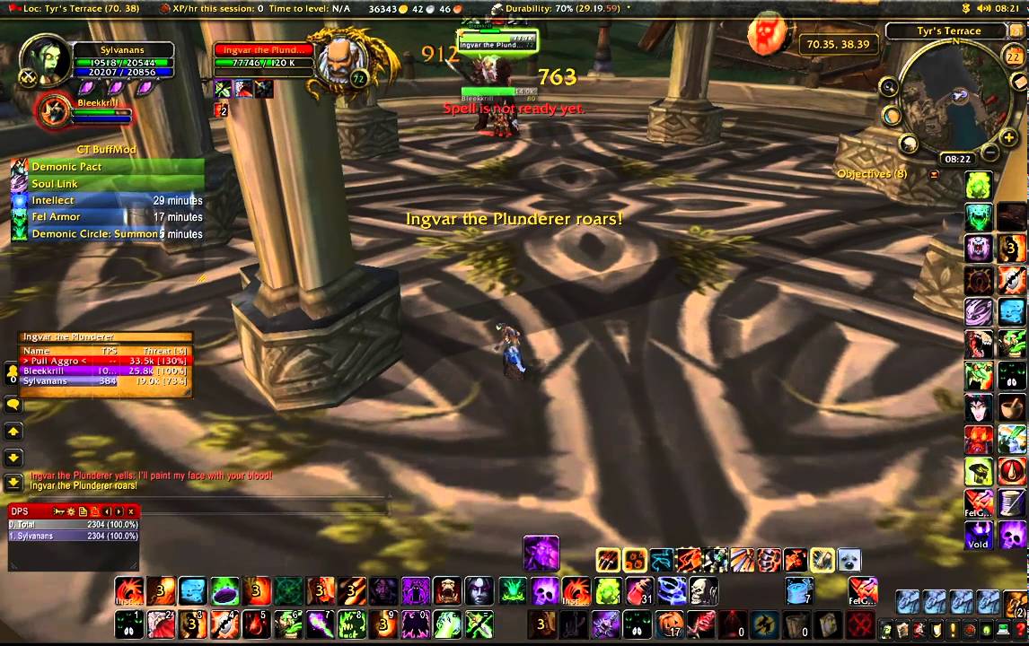 WoW warlock solo - Utgrade Keep / normal - YouTube