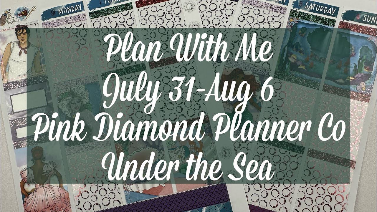 Memory Plan With Me - July 31-August 6 / Pink Diamond Planner Co ...