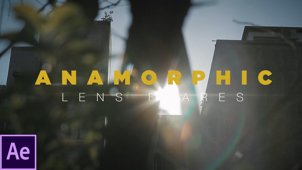 HOW TO CREATE ANAMORPHIC LENS FLARES - YouTube