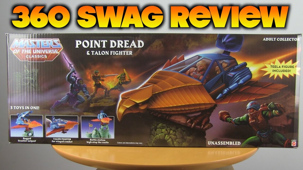360 Swag Review: Masters of the Universe Classics Point Dread and Talon ...