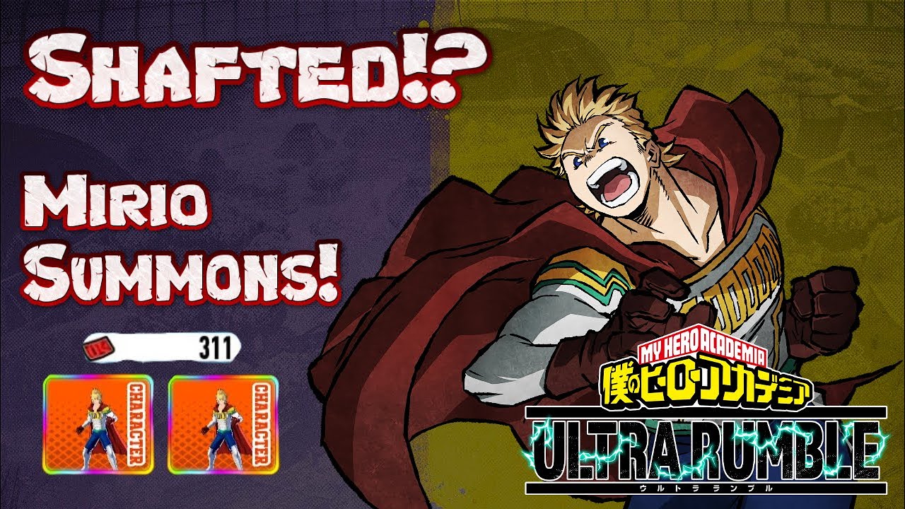 *NEW* MIRIO SUMMONS! | My Hero Ultra Rumble - YouTube
