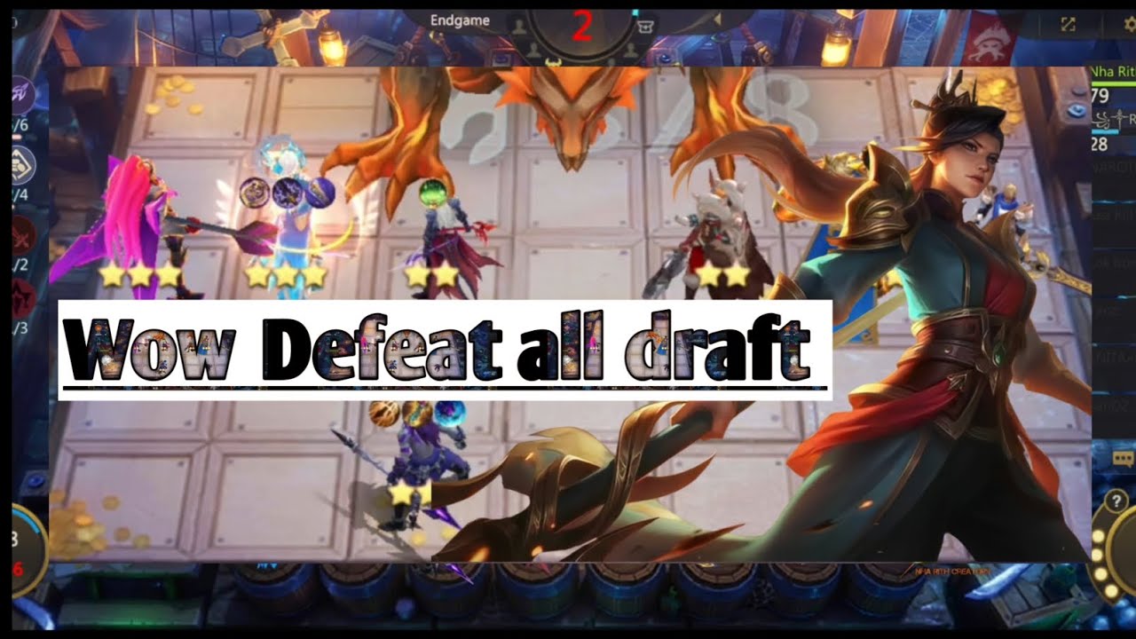Silvana With Lancer Defeat all draft.Magic chess Mobile legends. - YouTube