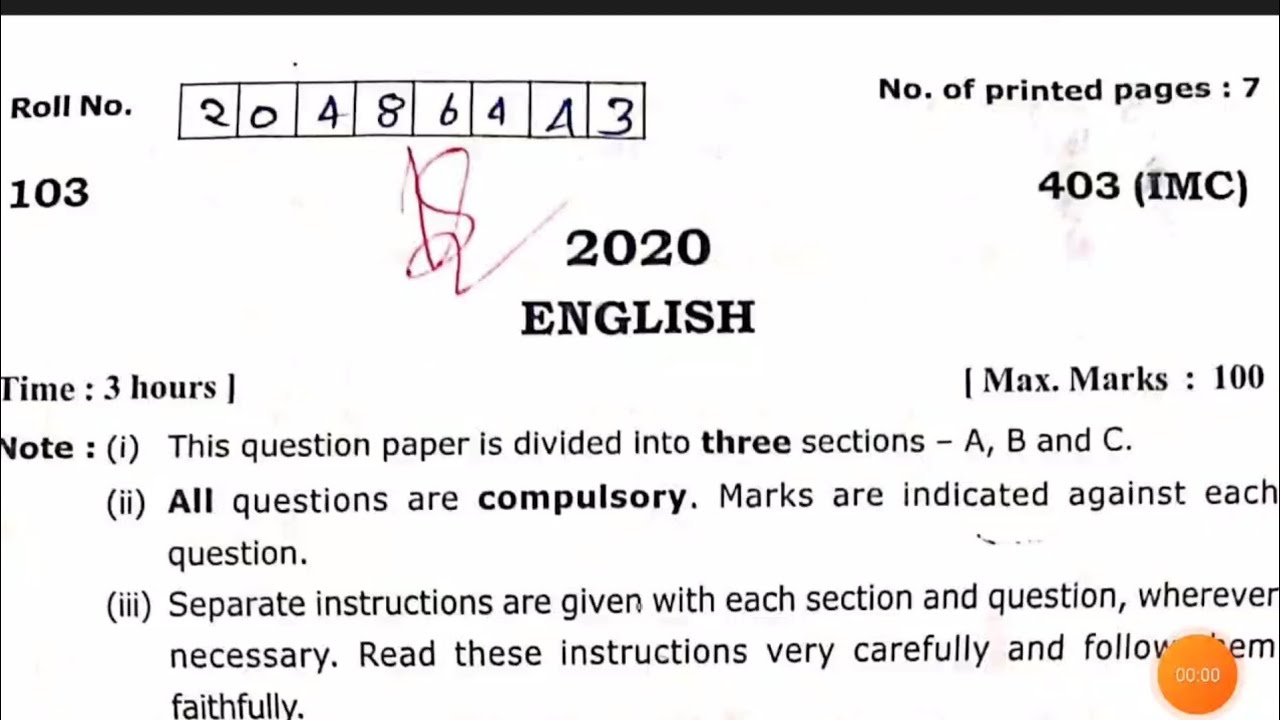 uk state board english previous year question paper|uk board class 12th ...