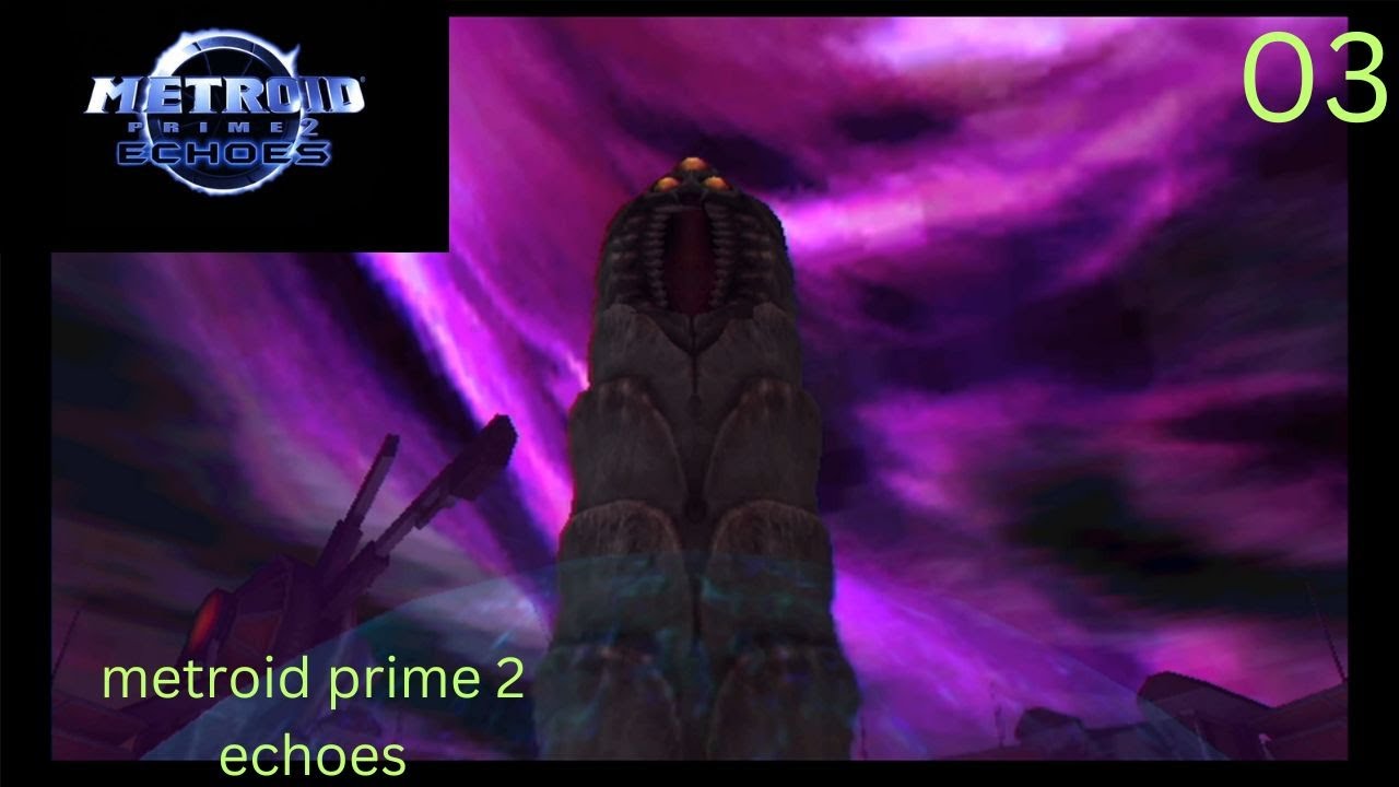 AMORBIS BOSS FIGHT | Metroid Prime 2 Echoes Gameplay Walkthrough part 3 ...