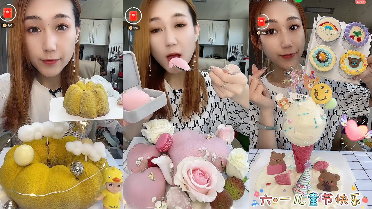 [ASMR] Chocolate Dessert Mukbang (Mousse Cake)디저트 먹방🍫 #150 | Eating ...