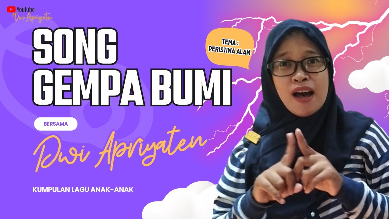 Lagu Gempa Bumi | Bencana Alam | Lagu Anak PAUD - YouTube