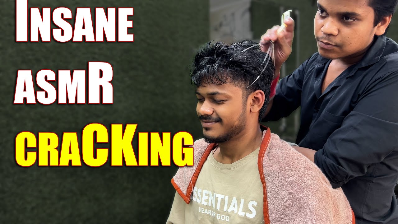 INDIAN ASMR STREETS Insane ASMR Head Massage With Epic Body Cracking ...