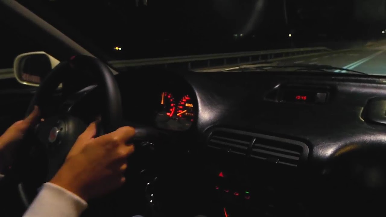 Honda Integra DC2 type R 2 step launch control 0-100 acceleration sound ...