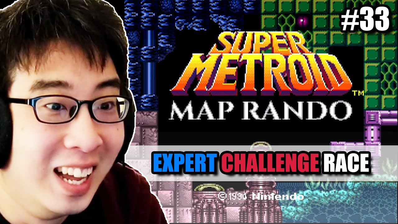 Super Metroid Map Rando | Expert Challenge Race | #33 - YouTube