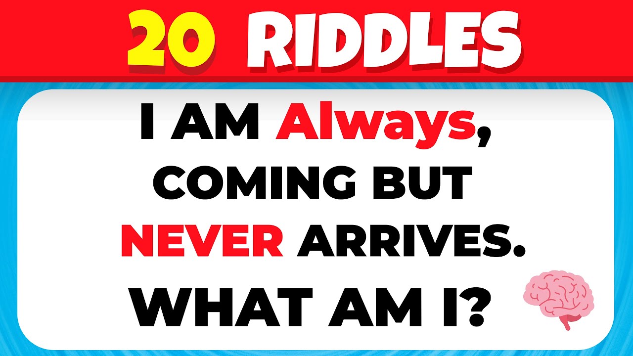 20 Impossible Riddles 🤯 99% Fail This Ultimate Challenge - YouTube