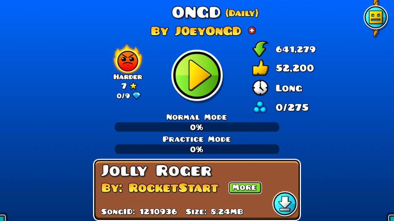 ONGD by JOeyOnGD || Geometry Dash - YouTube
