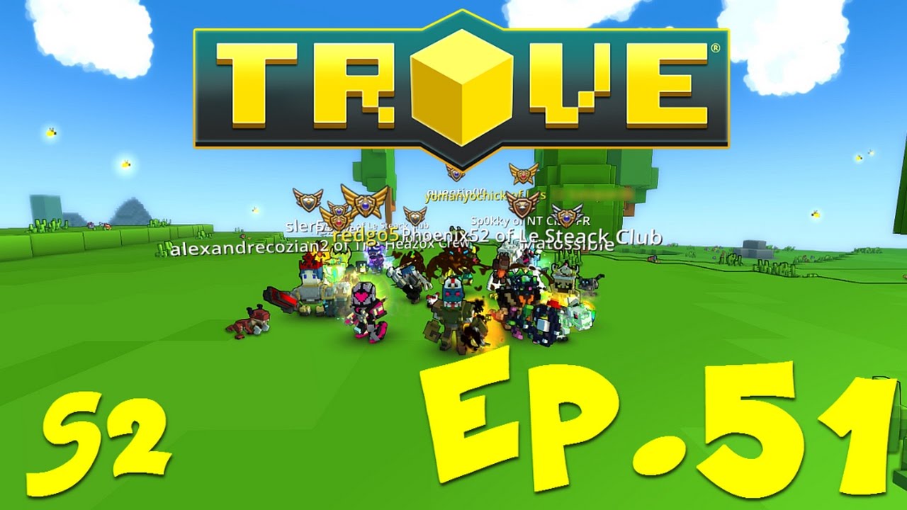 Trove S2 Ep.51 [FR] - Pinata Party Avec Le Club - YouTube