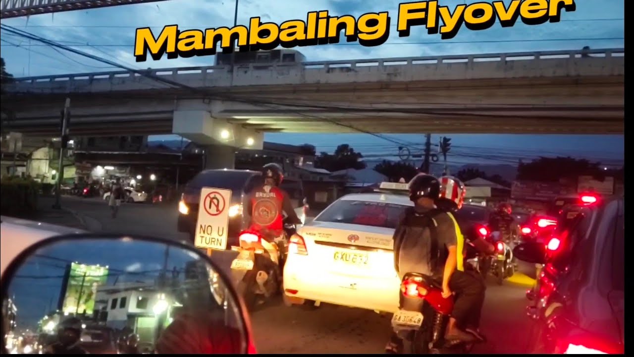 Ganito palagi ang kalagayan ng trapiko sa ilalim ng Mambaling flyover ...