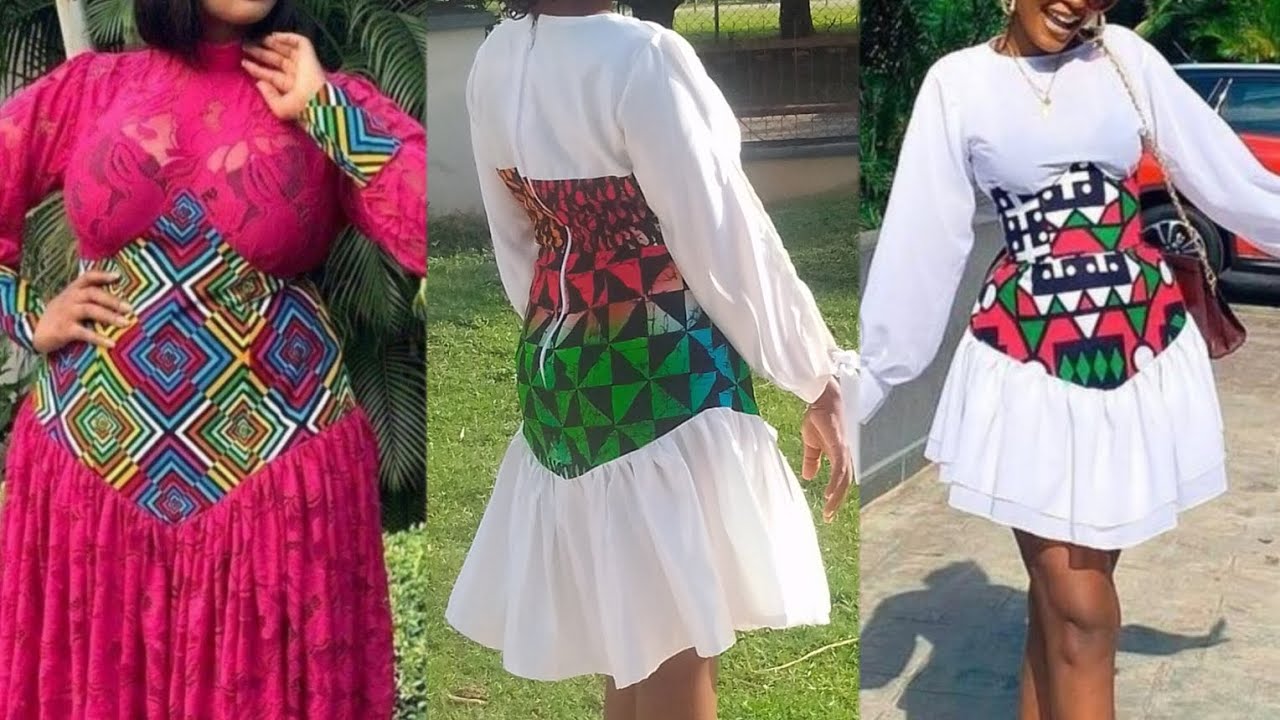 How to cut and sew a Basque shaped dress with gathered UNDERBUST YOKE ...