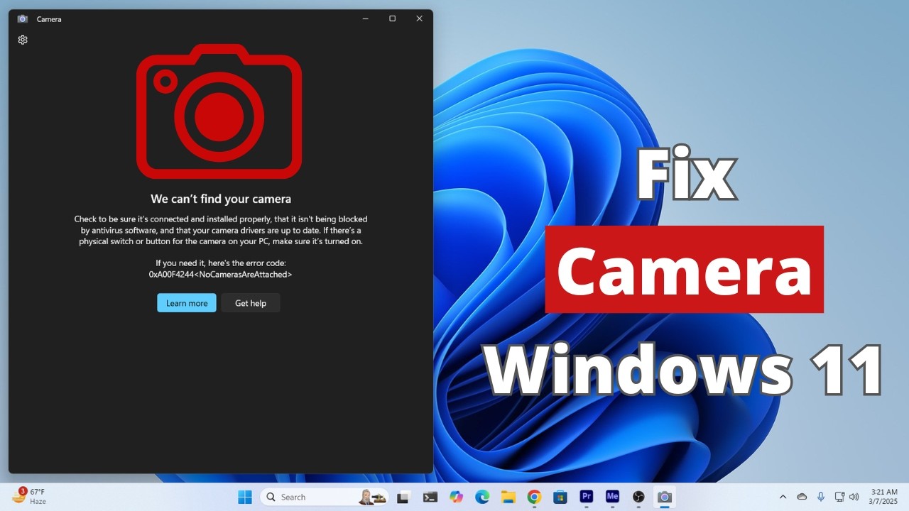 Windows 11 Camera NOT Working (4 Easy Fix) - YouTube